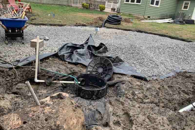 Yard Drainage Contractors NJ - French Drain Installation | Impact ...